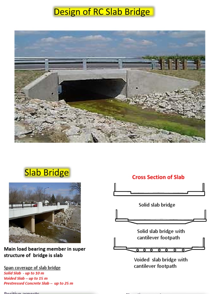 Design of Slab Bridge | Download Free PDF | Bending | Bridge