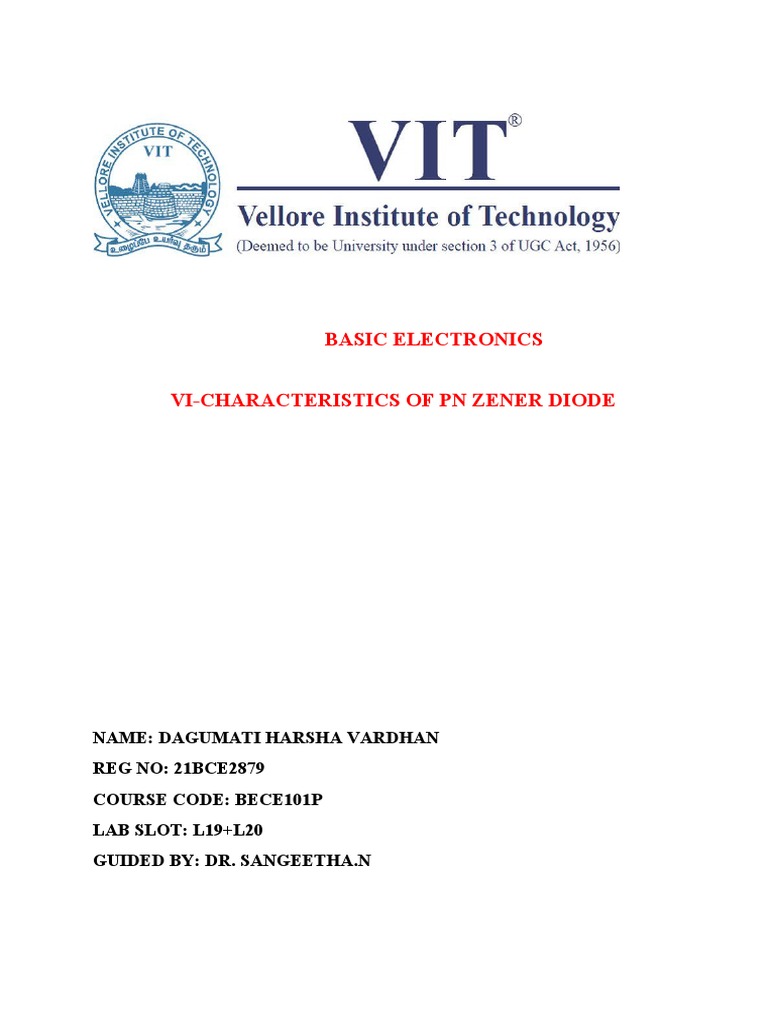 Basic Electronics Experiment 1 | PDF | Science & Mathematics