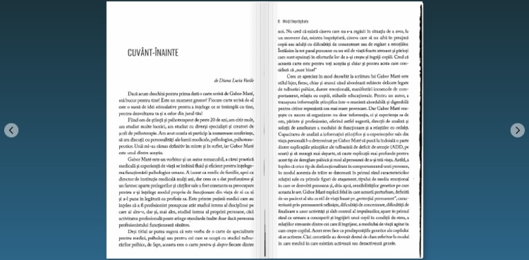 Gabor Mate Minti Imprastiate. Originile Si Vindecarea Tulburarii de Deficit de Atentie | PDF