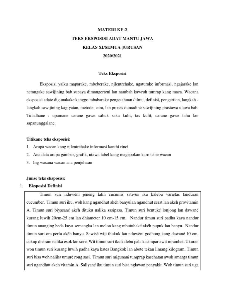 Materi 2 Adat Tradisi Mantu | PDF