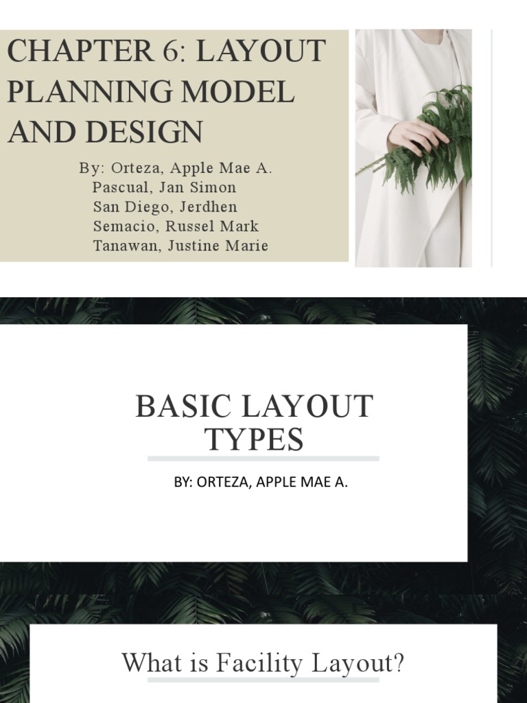 Chapter 6 Layout Planning Model and Design Final Final | PDF ...