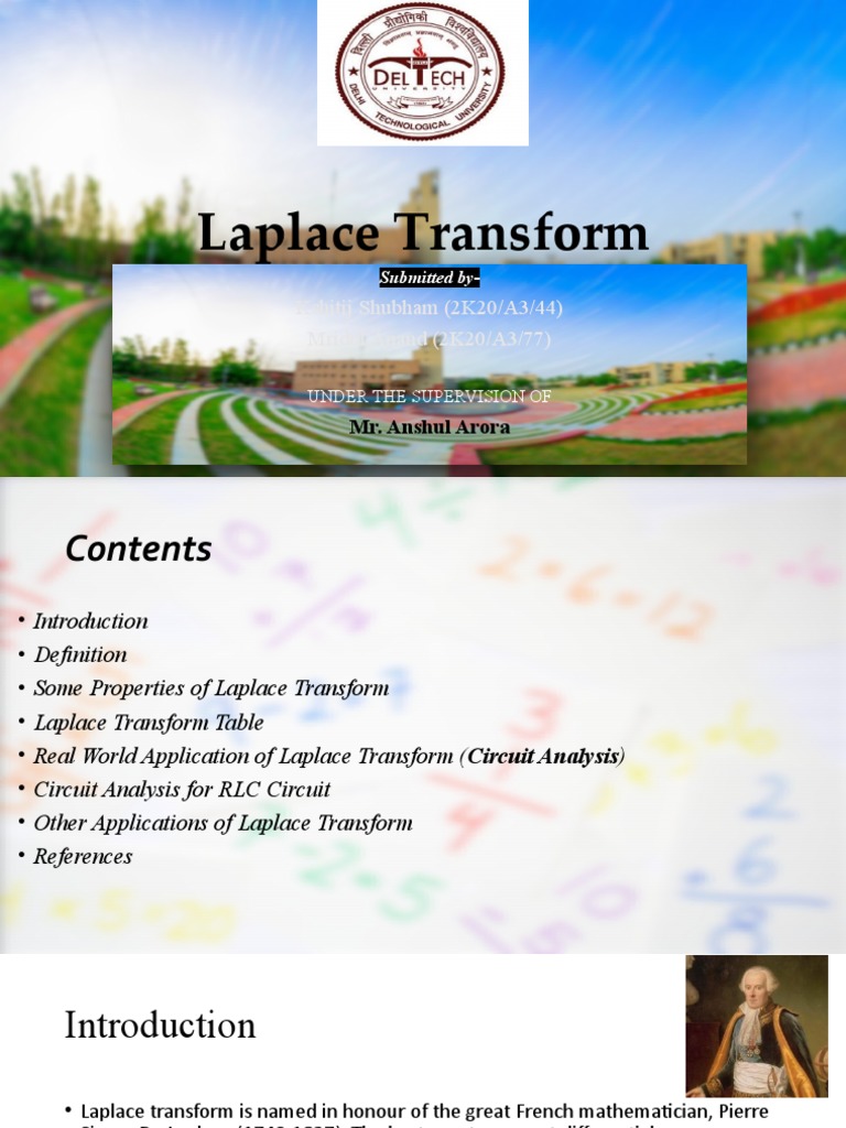 Understanding Laplace Transforms: A Comprehensive Guide to the ...