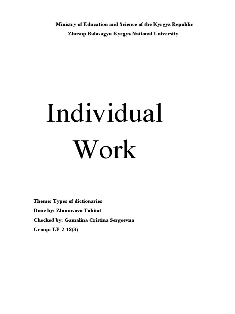 Types of Dictionaries | Download Free PDF | Dictionary | Lexicography