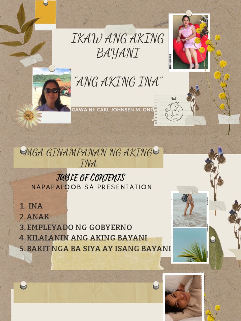 Ikaw Ang Aking Bayani Ang Aking Ina | PDF