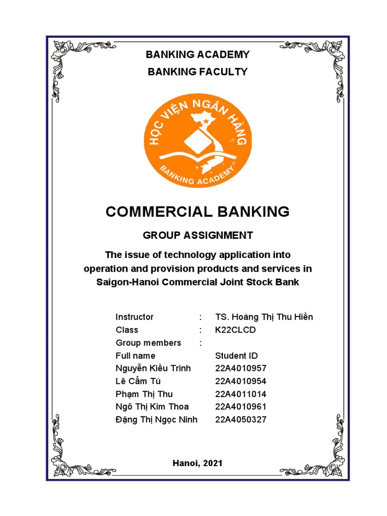 Commercial Banking: Banking Academy Banking Faculty | PDF | Debit Card ...