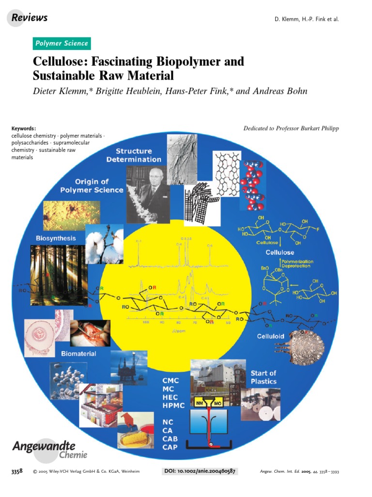 Cellulose Fascinating Bio Polymer | PDF | Cellulose | Liquid Crystal