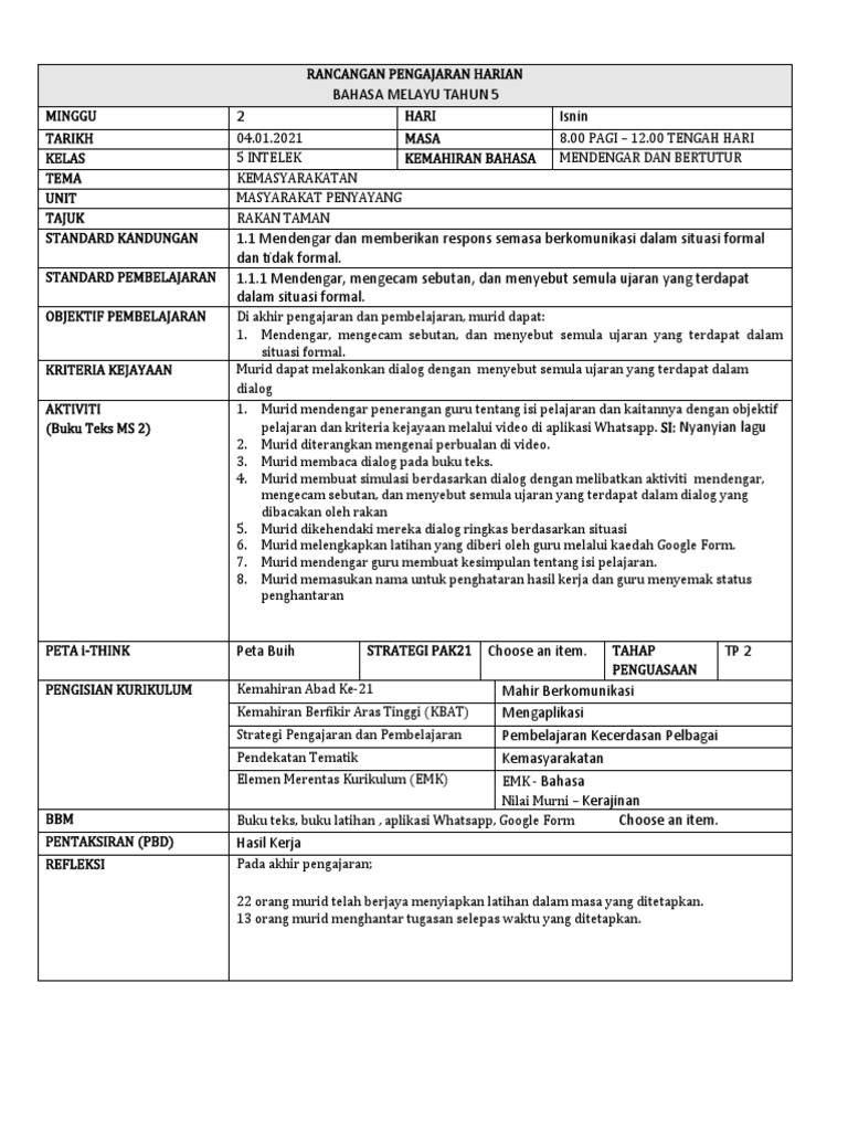Unit 1 Masyarakat Penyayang | PDF