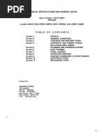 Sample Construction Specifications | PDF | Framing (Construction ...