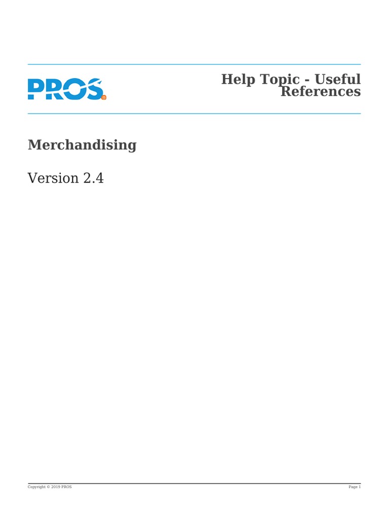 Glossary - Useful-References - Merchandising - 2-4 (Connect Pros) | PDF ...