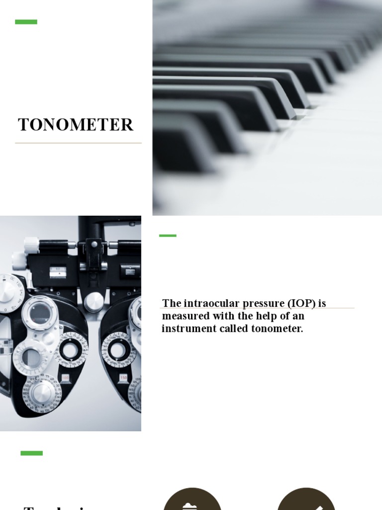 Tonometer | PDF | Vision | Equipment