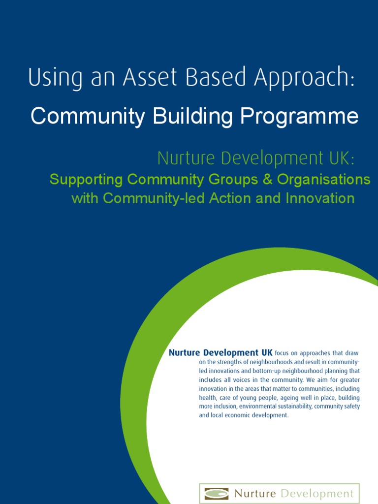 Community Building Programme Nurture Development UK - Opt | PDF | Community | Economies