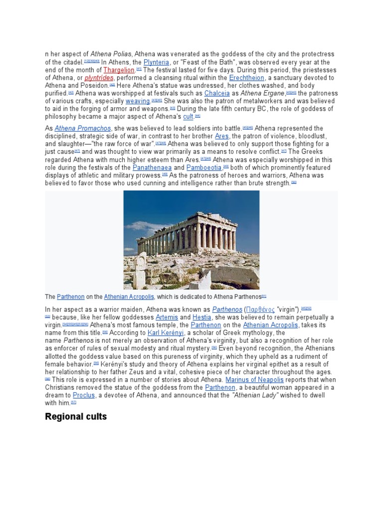 Plynteria Erechtheion Chalceia Weaving Cult Ares: Plyntrídes | PDF ...