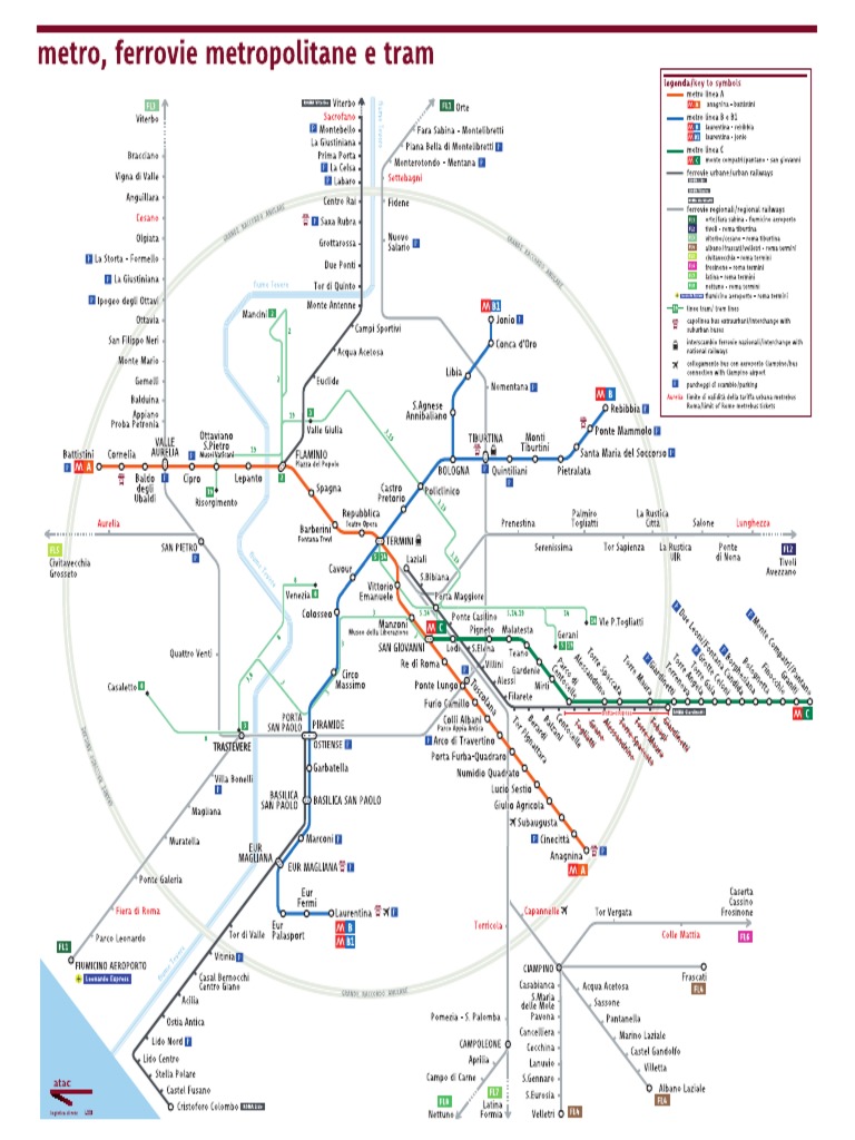 Mappa Metro e Ferrovie Metropolitane | PDF