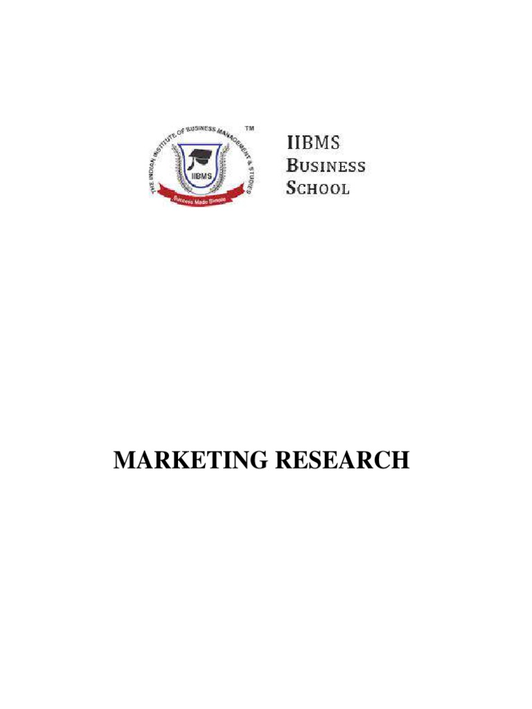 Marketing Research | Download Free PDF | Hypothesis | Scientific Method