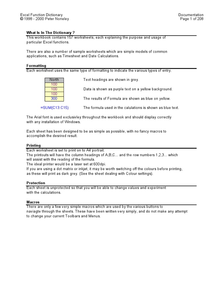 Formulas Excel | PDF | Numbers | Matrix (Mathematics)