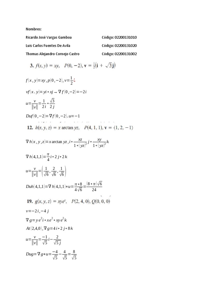 Calculo Multivariable | PDF