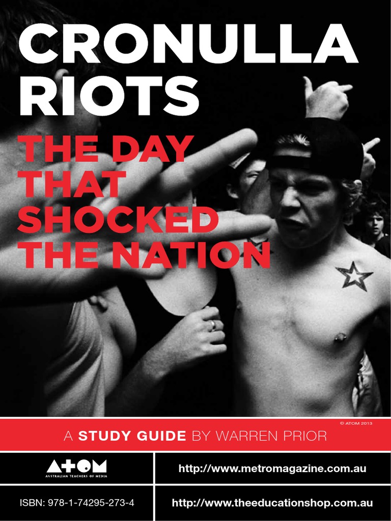 ATOM Study Guide - Cronulla Riots - The Day That Shocked The Nation ...