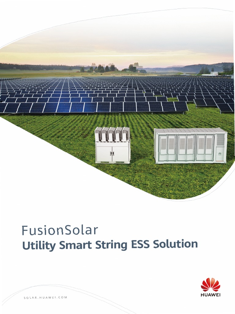 Huawei Battery ESS Solution - Datasheet | PDF | Alternating Current ...