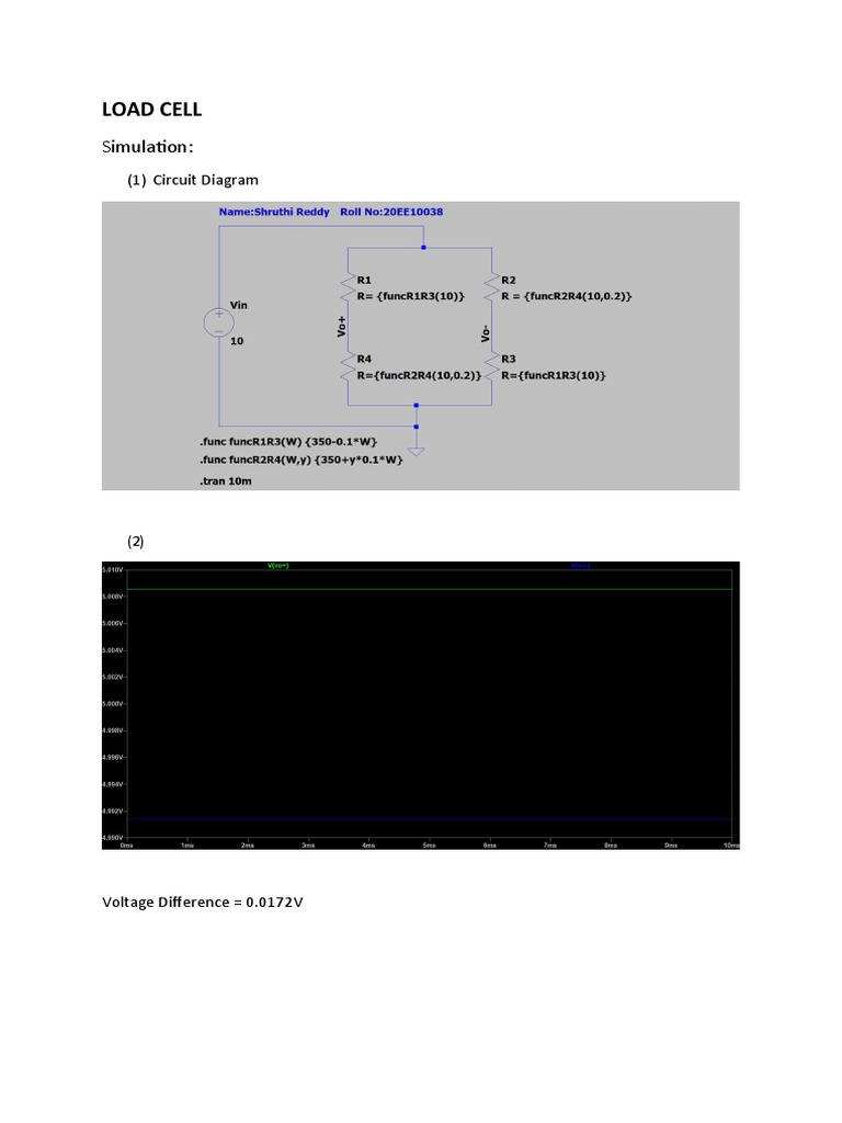 Load Cell: Simulation | PDF