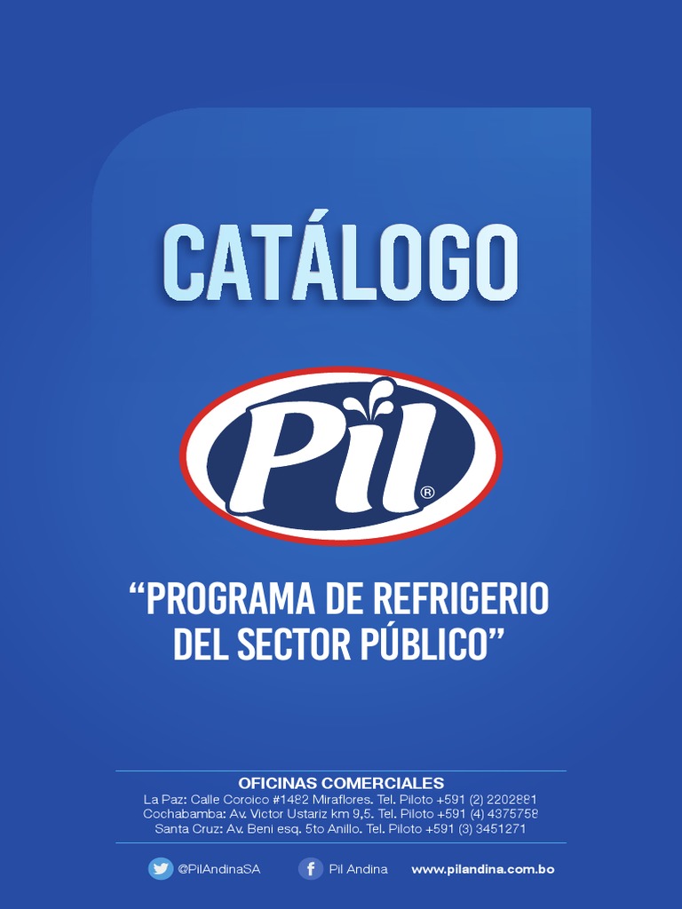 Catalogo Pil Sector Publico | PDF | Helado | Postres