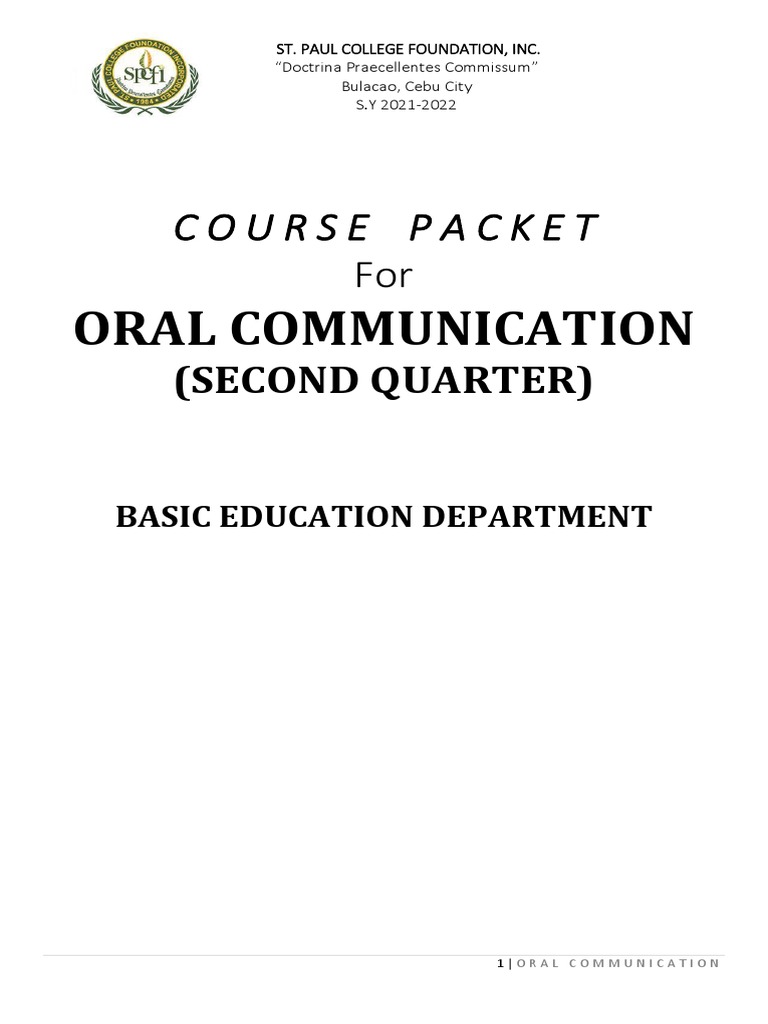 Intercultural Communication Module | PDF | Communication | Nonverbal ...