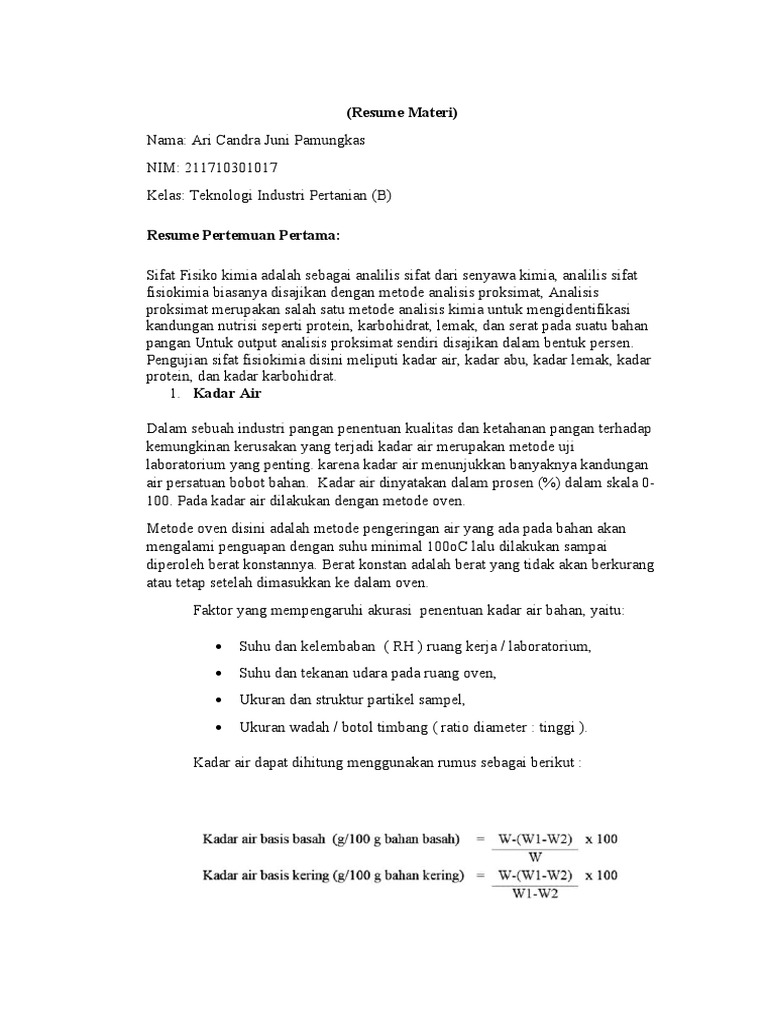 Resume Materi | PDF