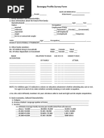 Barangay Census Form | PDF