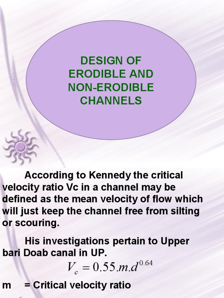 57418-719-Design of Erodible and Non - Erodible Cannels | PDF ...