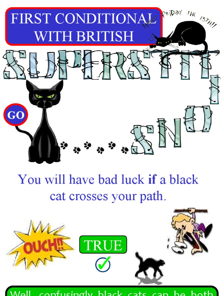 First Conditional With Superstitions Conversation Topics Dialogs Fun ...