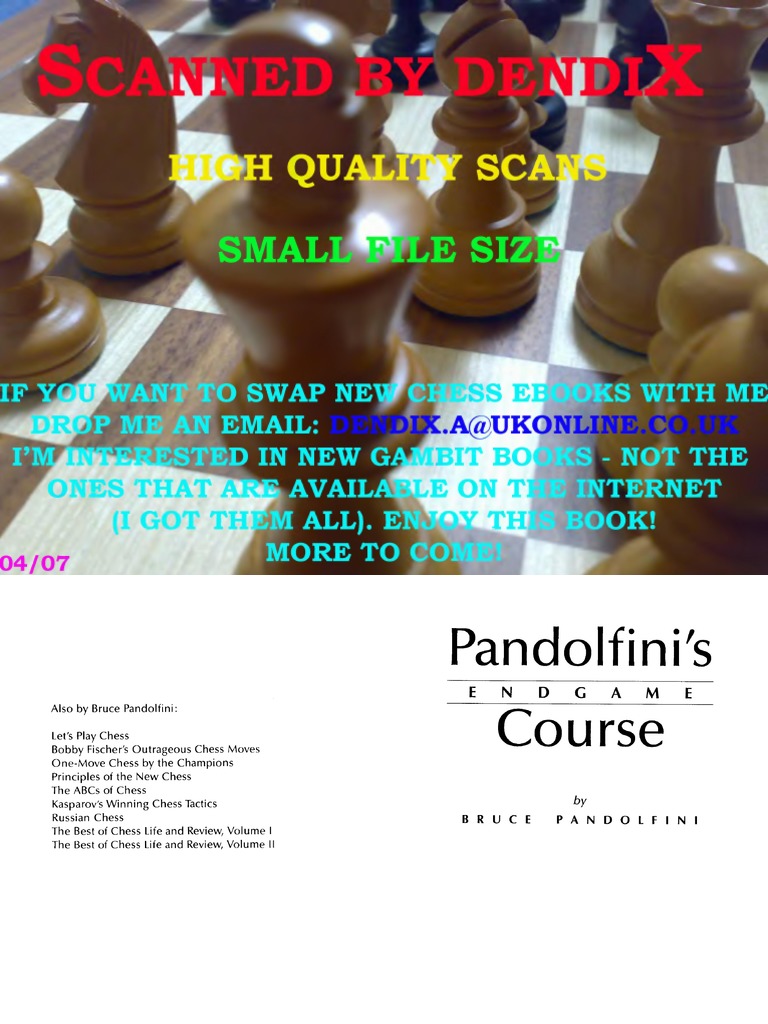 Bruce Pandolfini - Pandolfini's Endgame Course | PDF