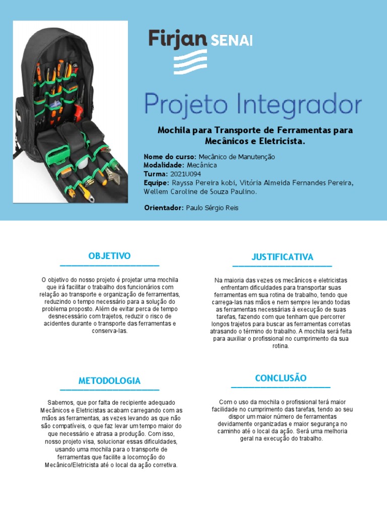 Banner Do Projeto Senai-4 | PDF | Eletricista