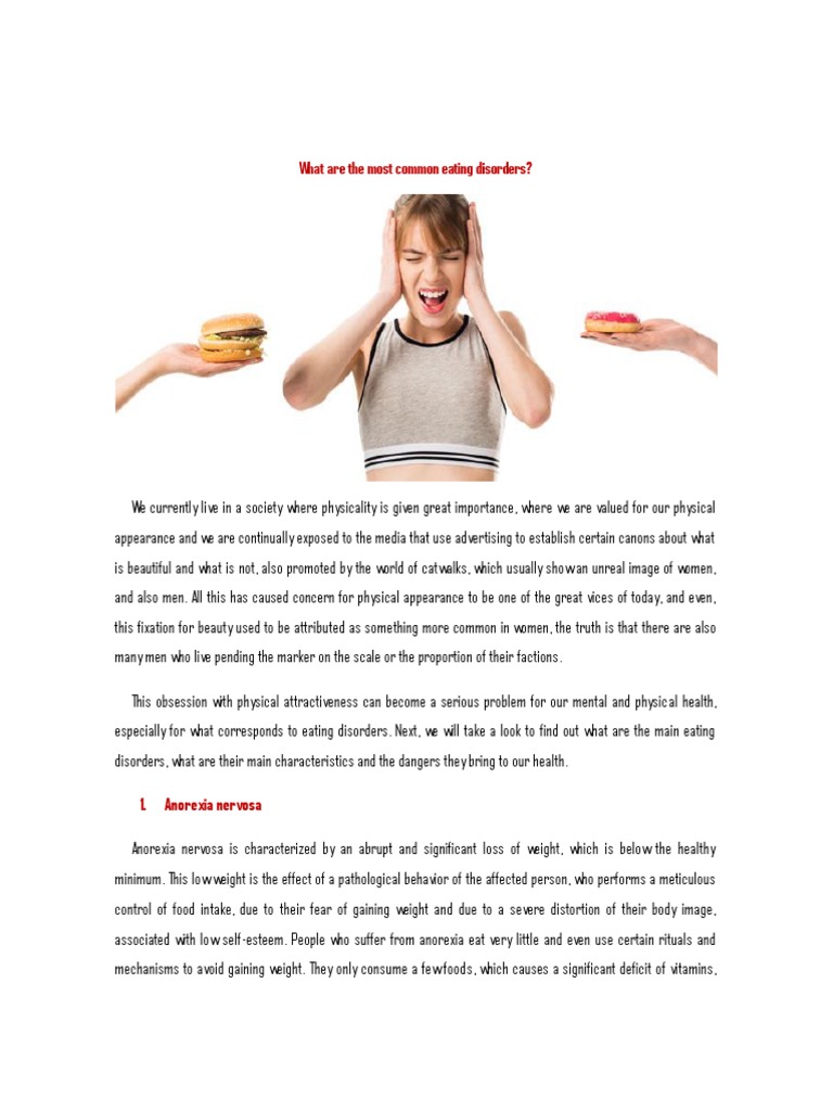 What Are The Most Common Eating Disorders | PDF | Eating Disorder ...
