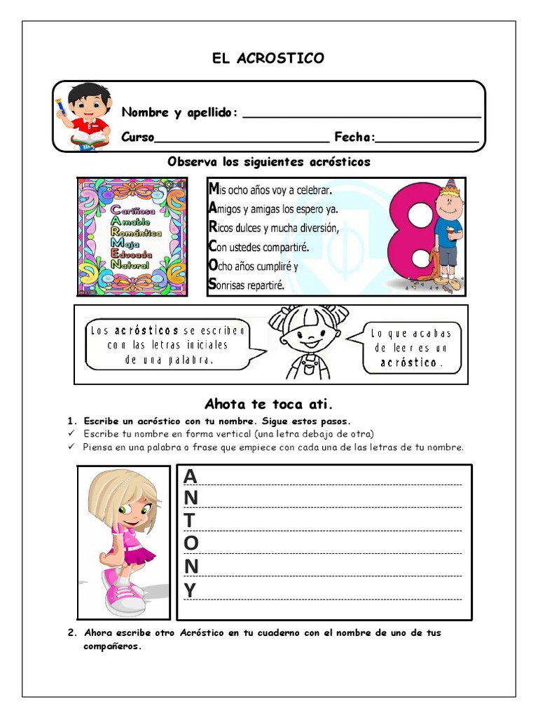 El Acrostico | PDF