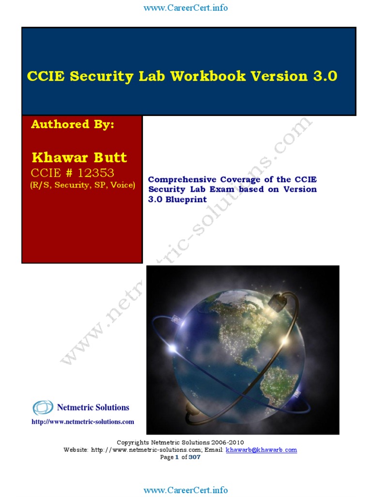 NM Ccie-Sec v3 Lab WB by Khawar Butt | PDF | Firewall (Computing ...
