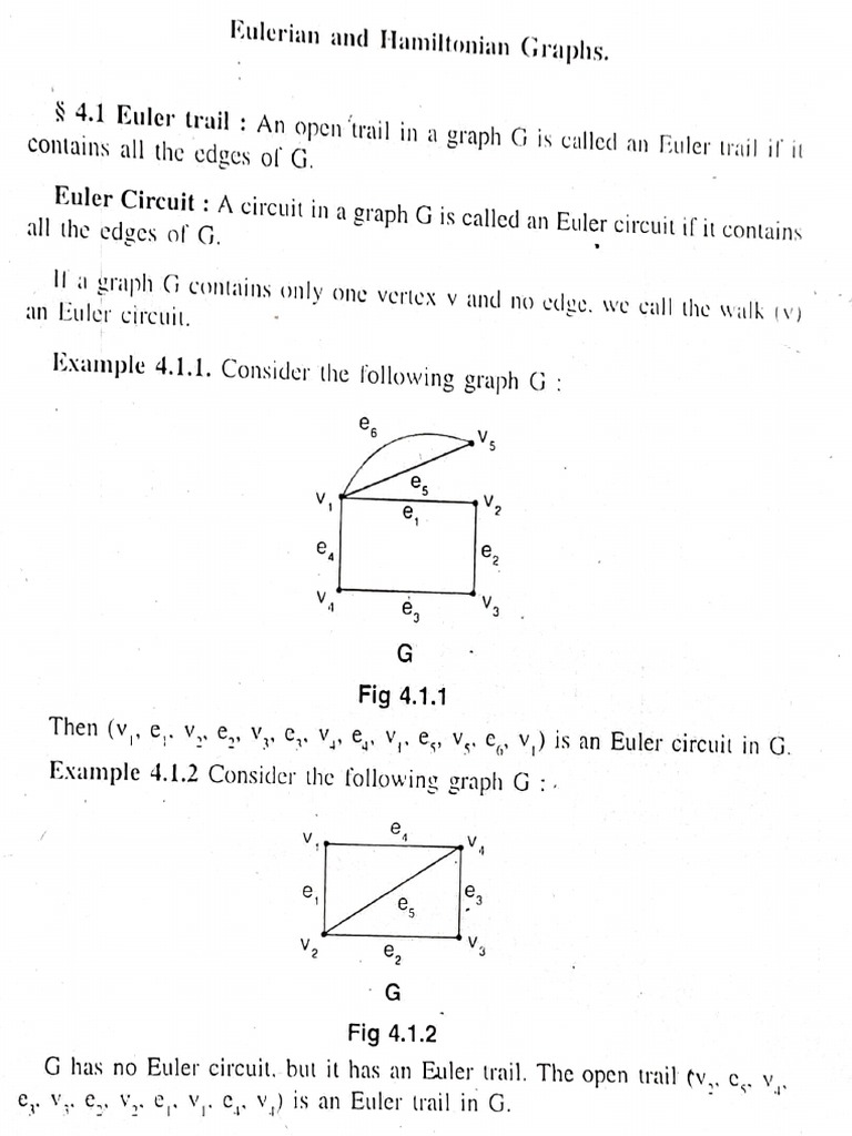 Eulerian and Hamiltonian Note | PDF | Mathematical Concepts | Mathematics