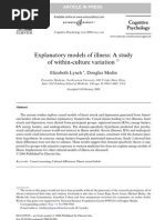 Explanatory Model Kleinman | Mental Disorder | Health Care