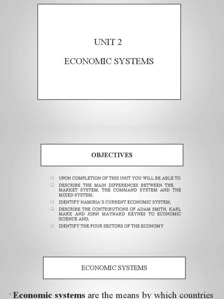 Economic Systems | PDF | Economic System | Market (Economics)