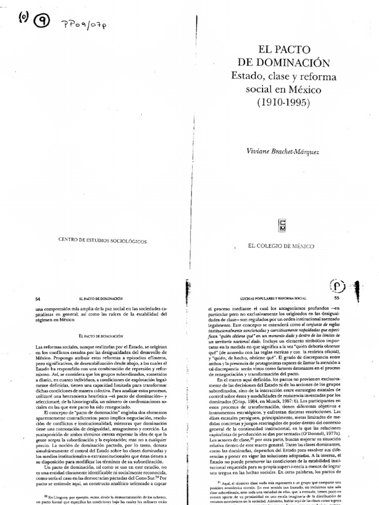 Viviane Brachet Marquez - El Pacto de Dominación. | PDF Viviane Brachet Marquez - El Pacto de Dominación. | PDF