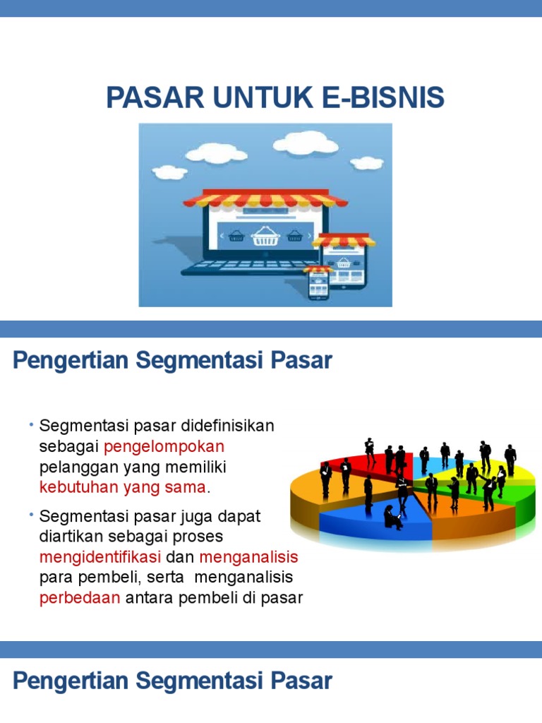 6 Pasar Untuk E-Bisnis | PDF