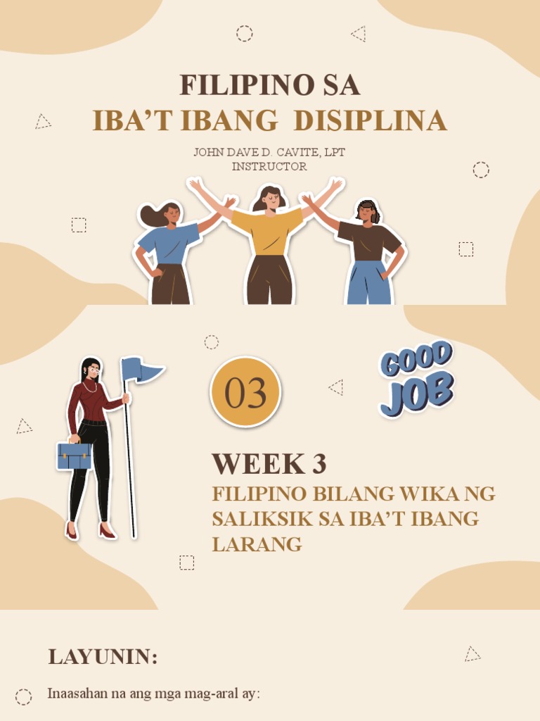 Fildis Week 3 and 4 | PDF
