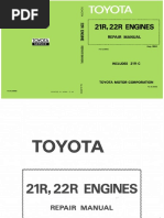 Toyota Engine 1RZ, 1RZ-E, 2RZ, 2RZ-E Repair Manual - PDF Download | PDF ...