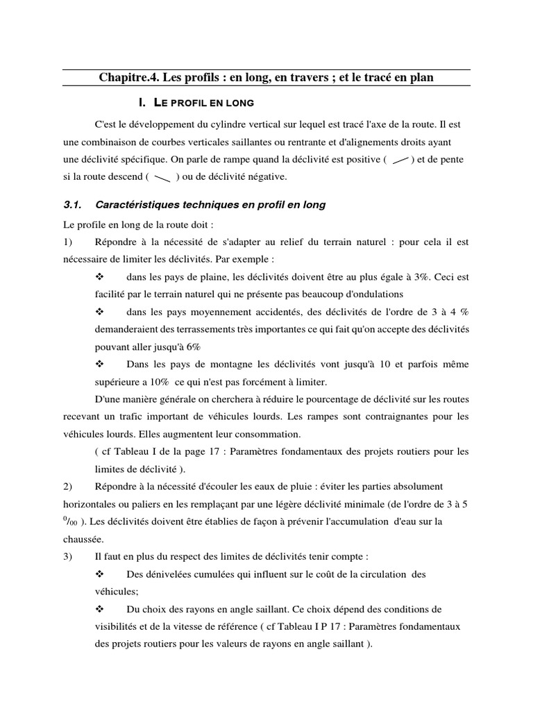 Profil en Long : Caractéristiques et Applications | PDF | Ingénierie ...