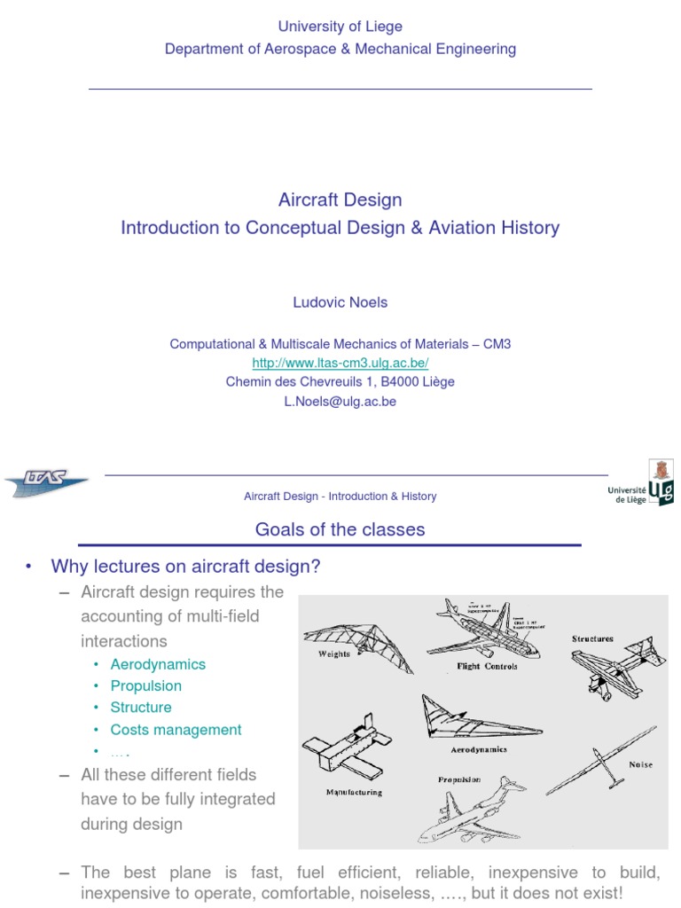 Aerospace Design & History Course | PDF | Flight Dynamics (Fixed Wing ...