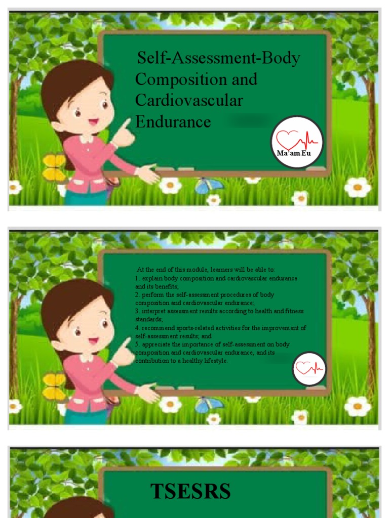 Self-Assessment-Body Composition and Cardiovascular Endurance | PDF ...
