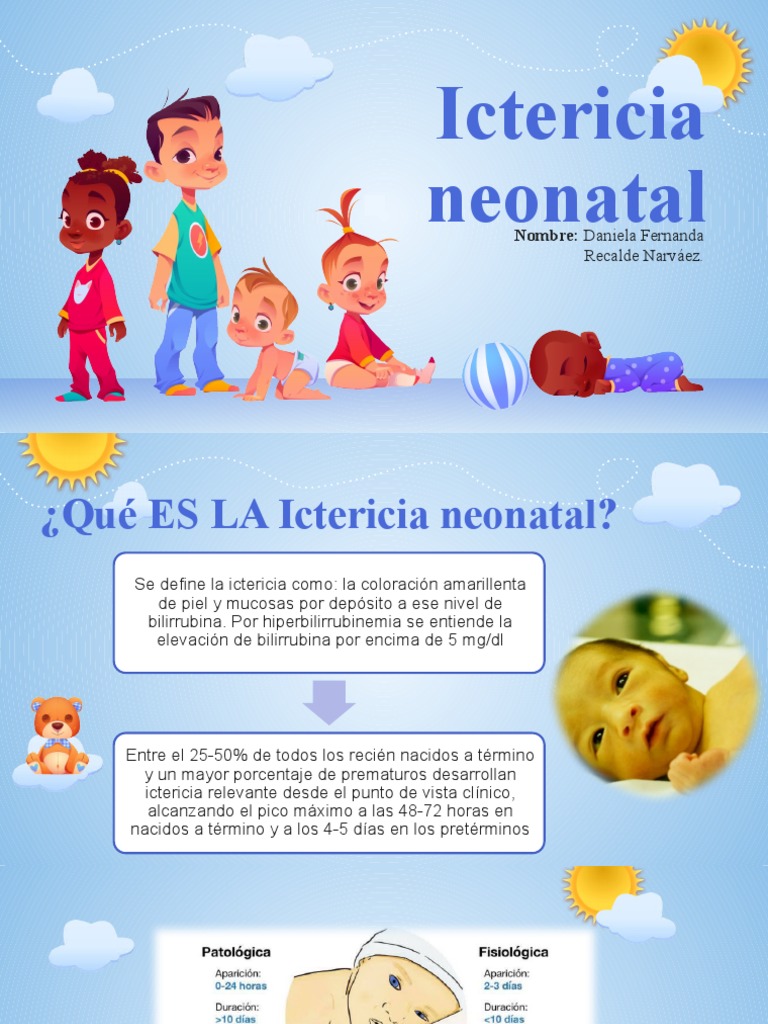 Ictericia Neonatal | PDF | Especialidades Medicas | Medicina CLINICA