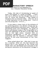 Sample of Introduction For Guest Speaker | PDF | Wellness