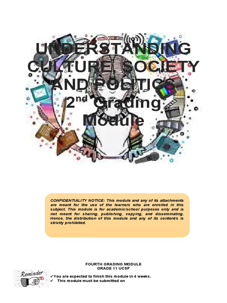Grade 11 UCSP Fourth Grading Module | PDF | Kinship | Family