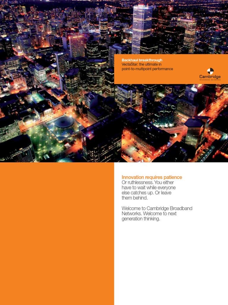 CBNL Brochure 080211 | PDF | Lte (Telecommunication) | Computer Network