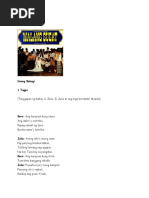 Walang Sugat Ni Severino Reyes Script | PDF