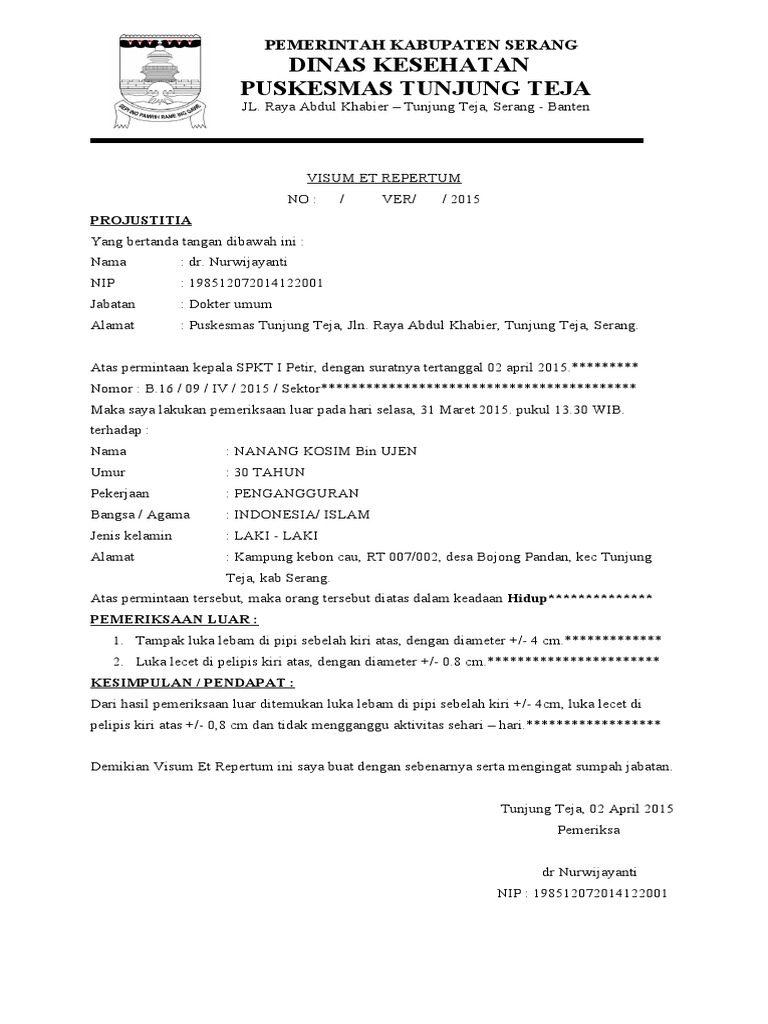 Contoh Visum | PDF | Sains & Matematika